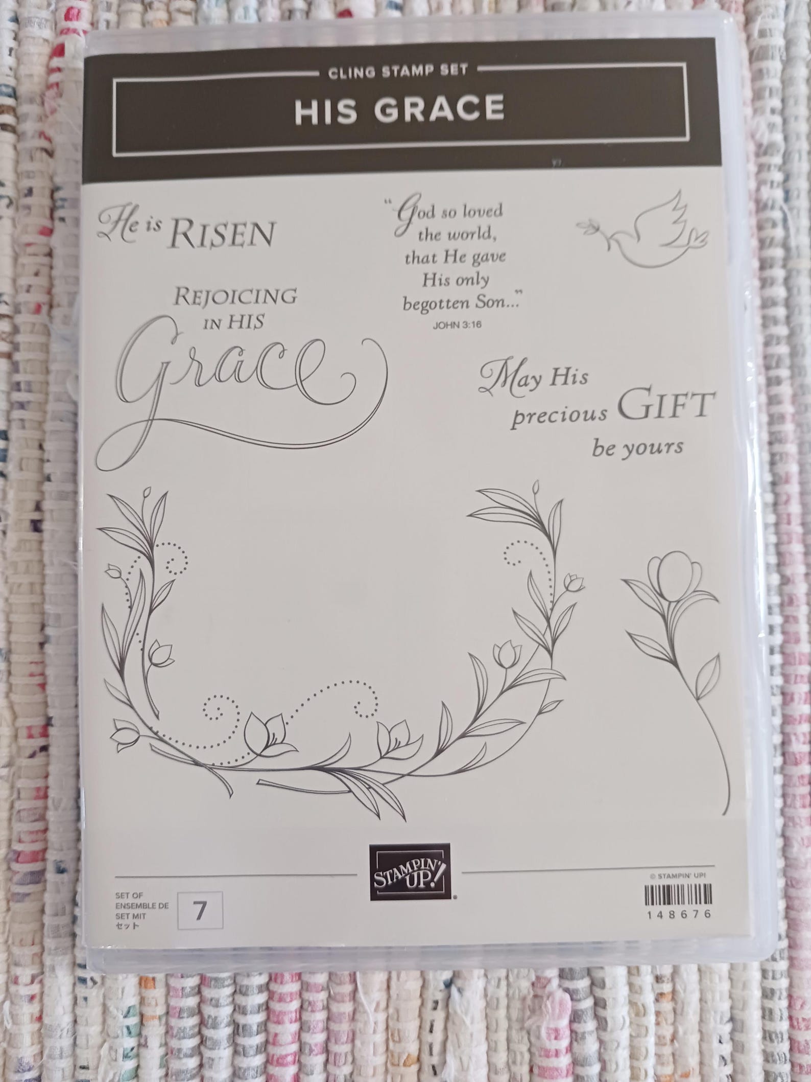 Stampin up Retired His Grace Stamp Set - Etsy