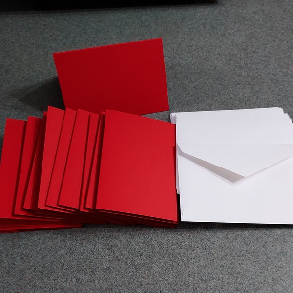 Blank Red Cards - Etsy