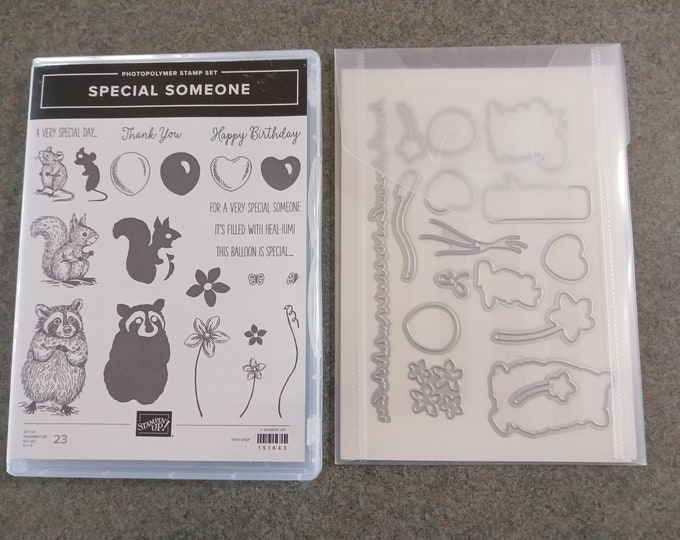Stampin up Retired Special Someone Stamps and Coordinating Dies - Etsy