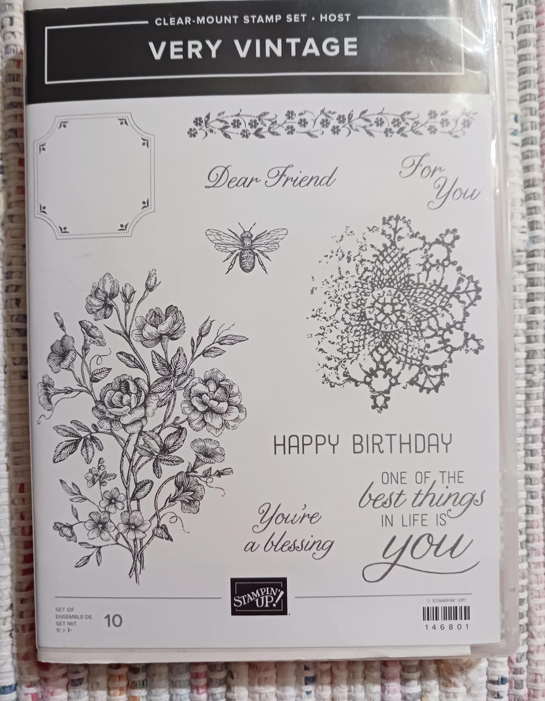 Stampin up Retired Very Vintage Stamp Set - Etsy