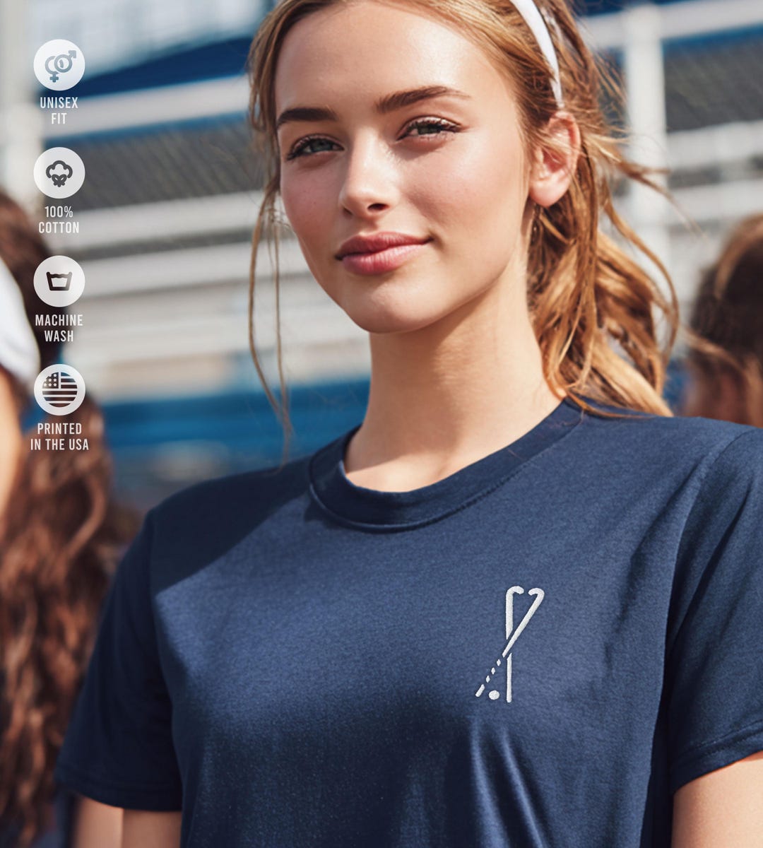 Field Hockey Embroidered Shirt | Minimal Stick Heart Tee | Girls Team ...