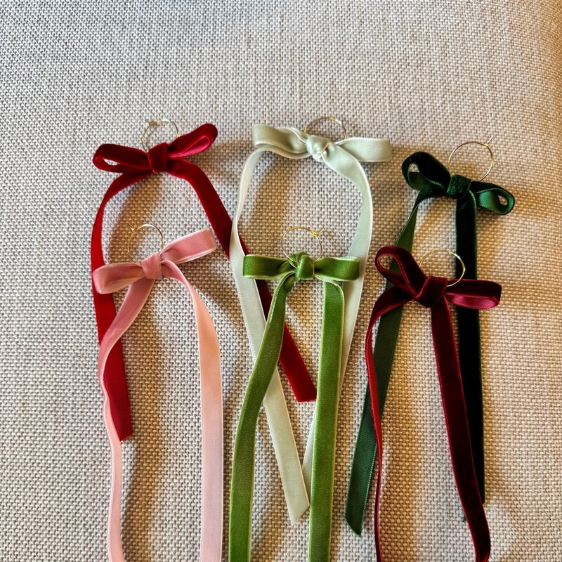 Christmas Wine Bottle Bow - Etsy