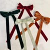 Velvet Christmas Bows Hand Dyed Silk Velvet Ornaments Holiday Tree ...