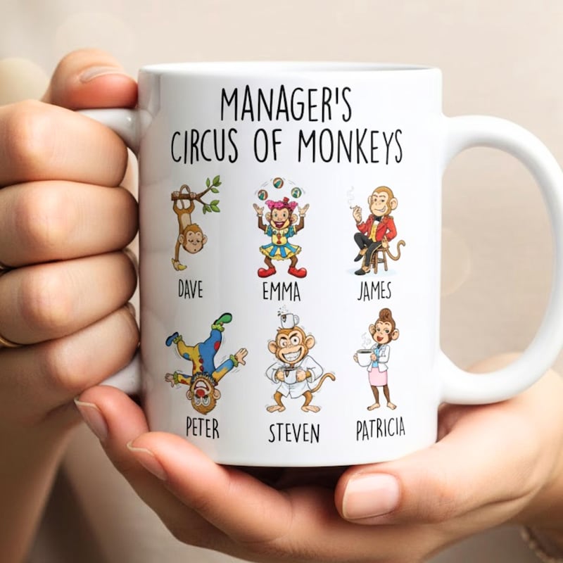 Circus Monkey Mug Boss - Etsy