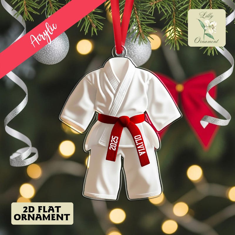 Coach Karate Ornament - Etsy