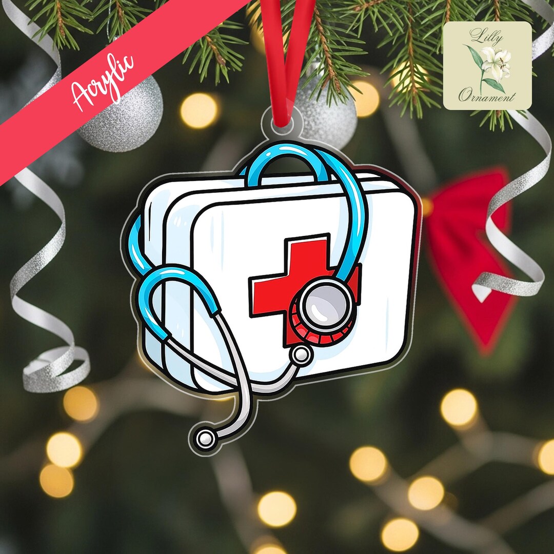 Emt Paramedic Bag Christmas Ornaments, Gift for Paramedic, Paramedic ...