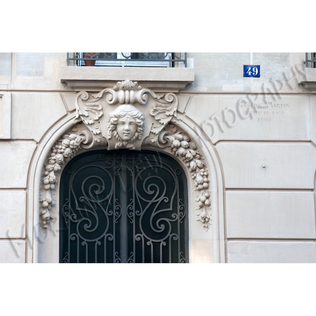 Art Deco Doorway Photo From Paris, France - Etsy