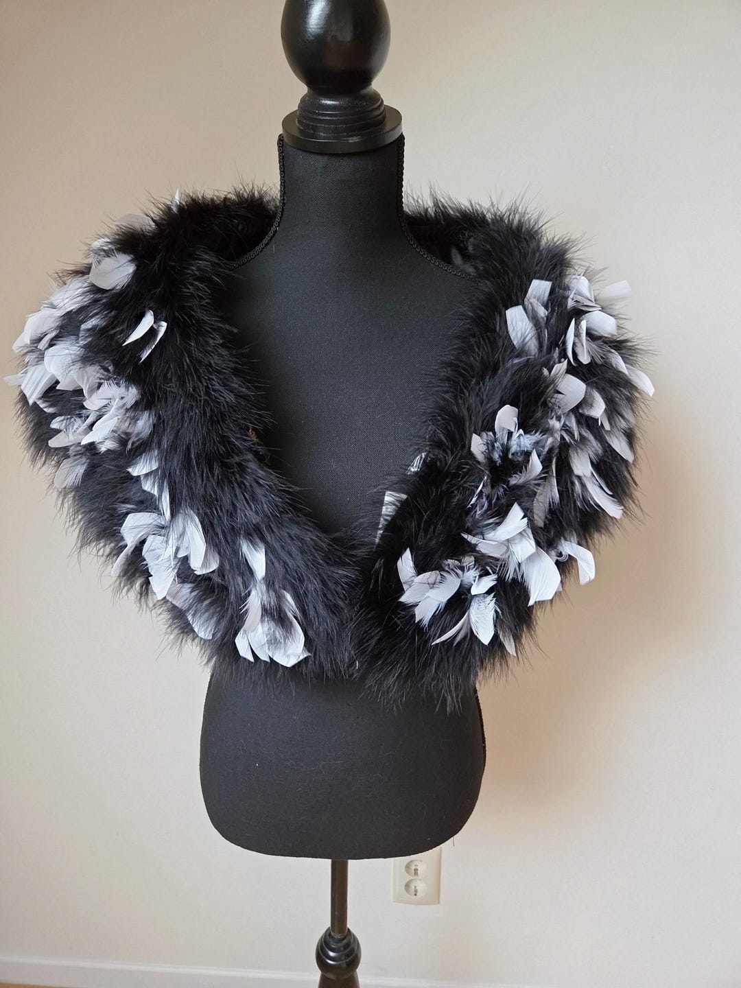 Luxury Marabou and Swan Feather Stole - Etsy