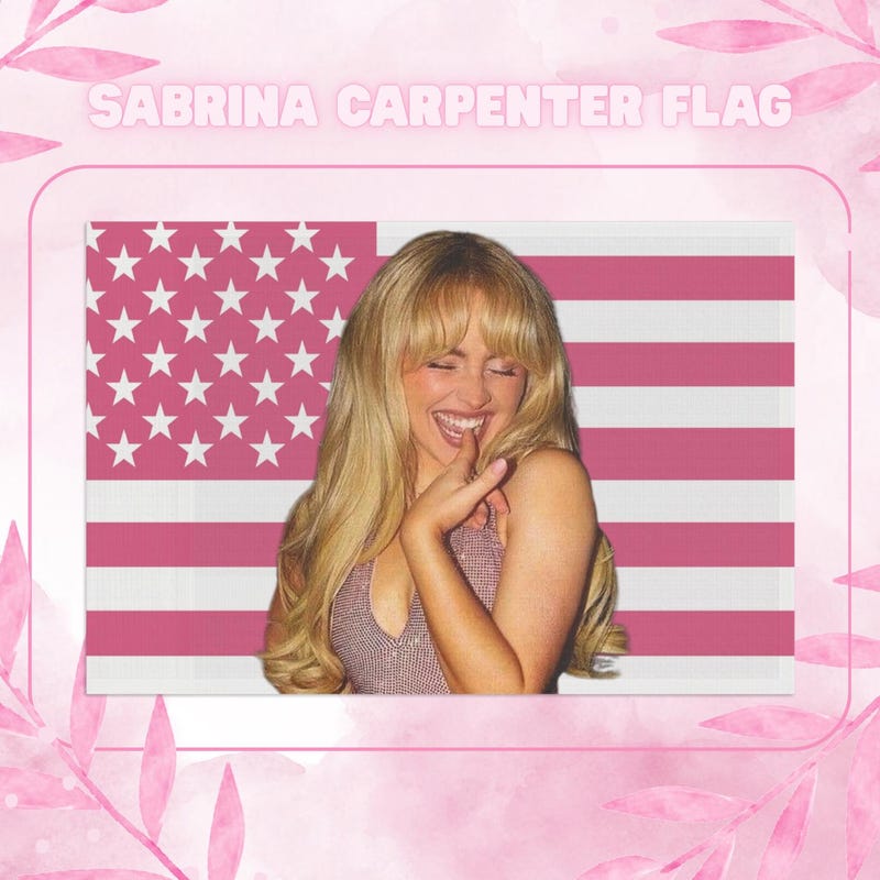 Sabrina Carpenter Flags - Etsy