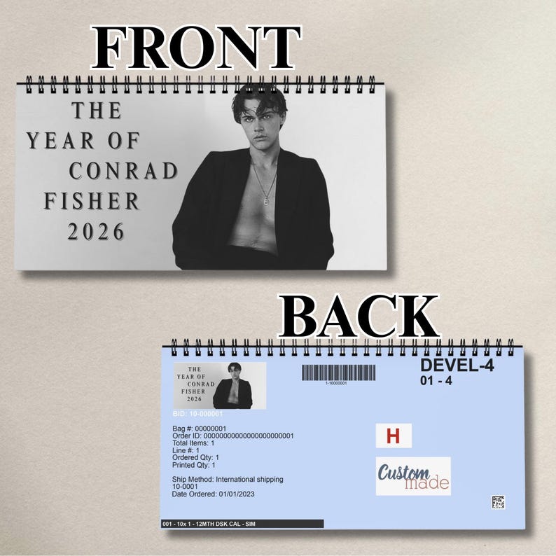 Conrad Fisher 2026 Desk Calendar: Summer I Turned Pretty Theme, Gift ...