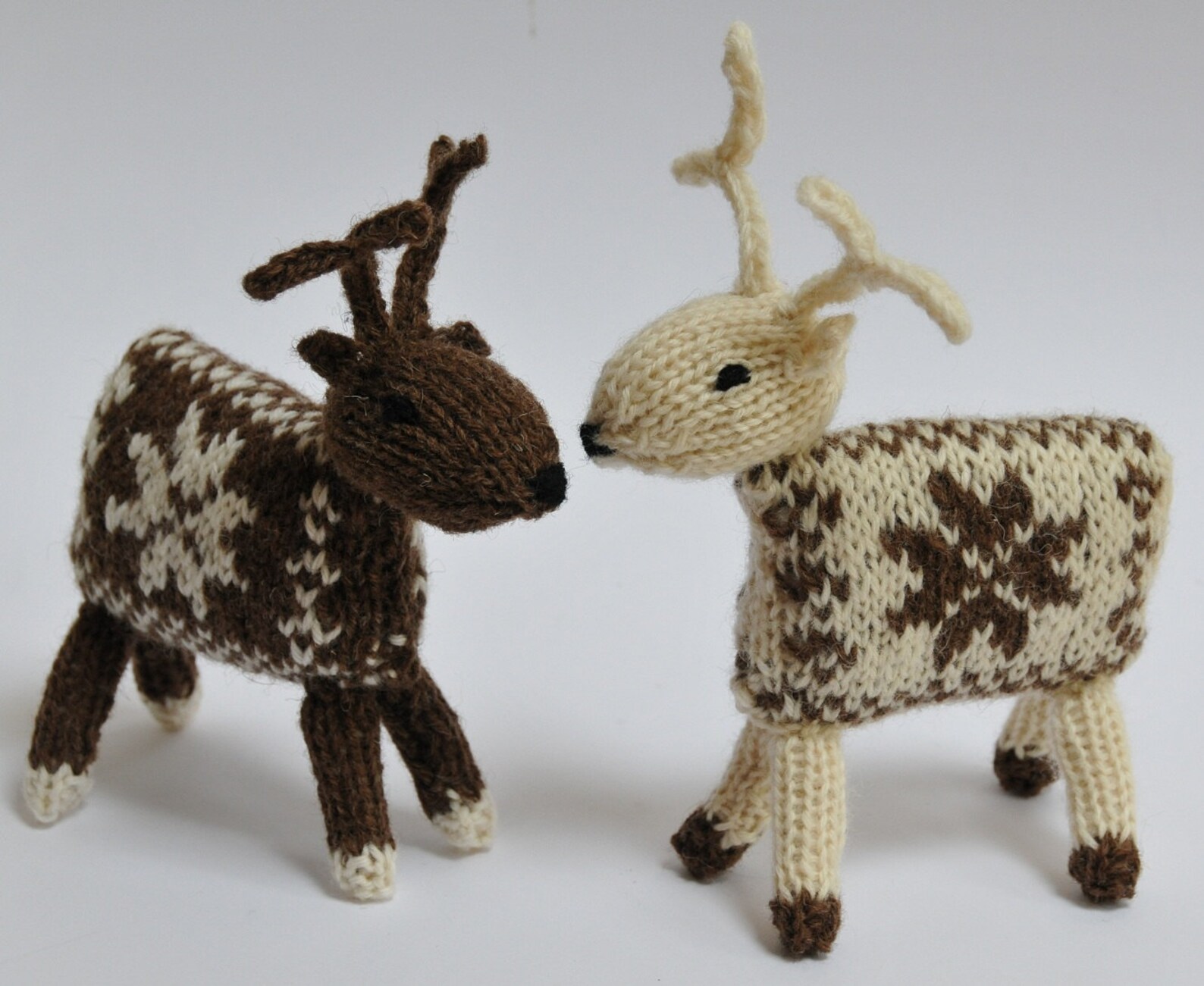 Knitted Reindeer Knitting Pattern - Etsy