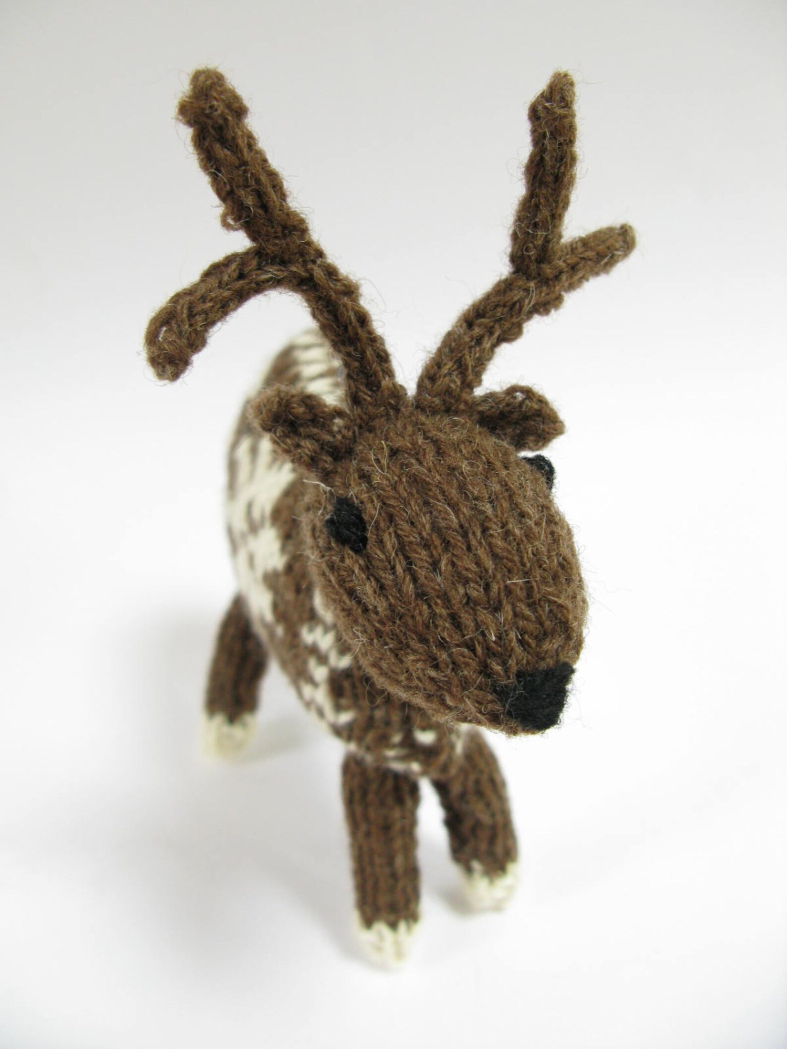 Knitted Reindeer Knitting Pattern - Etsy