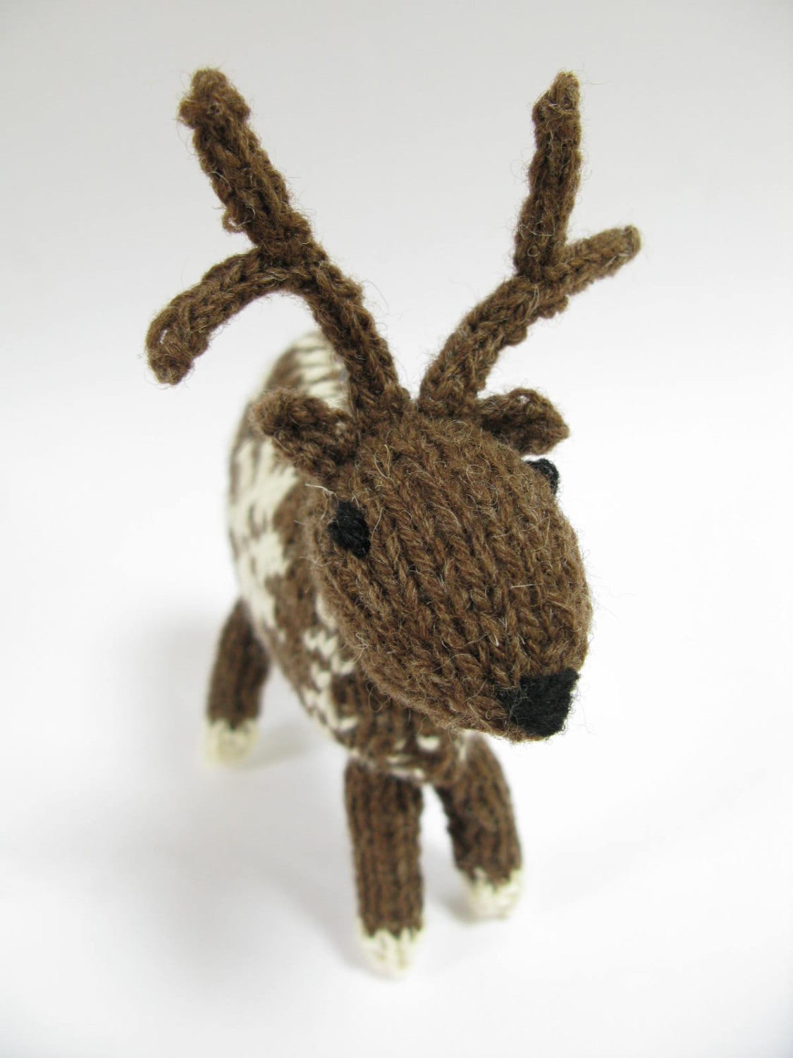Knitted Reindeer Knitting Pattern | Etsy