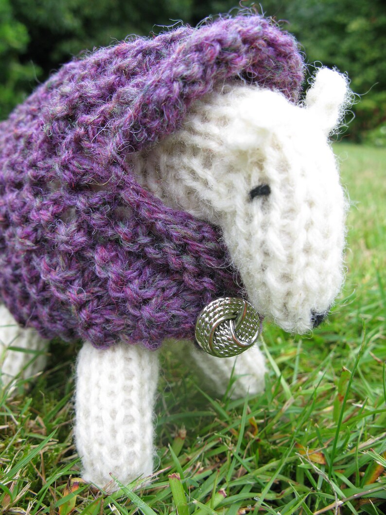 Knitting Kit Knit your own sheep Heather | Etsy