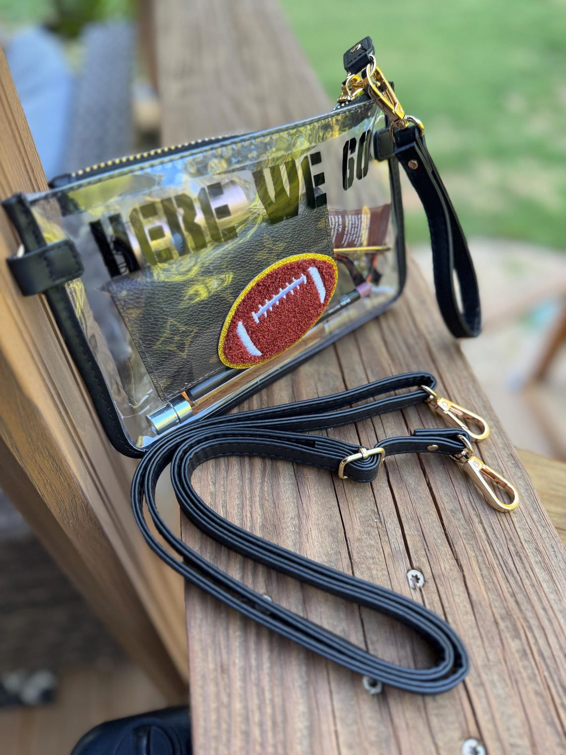 Pittsburgh Steelers Clear Stadium Bag: NFL Crossbody Wristlet - Etsy
