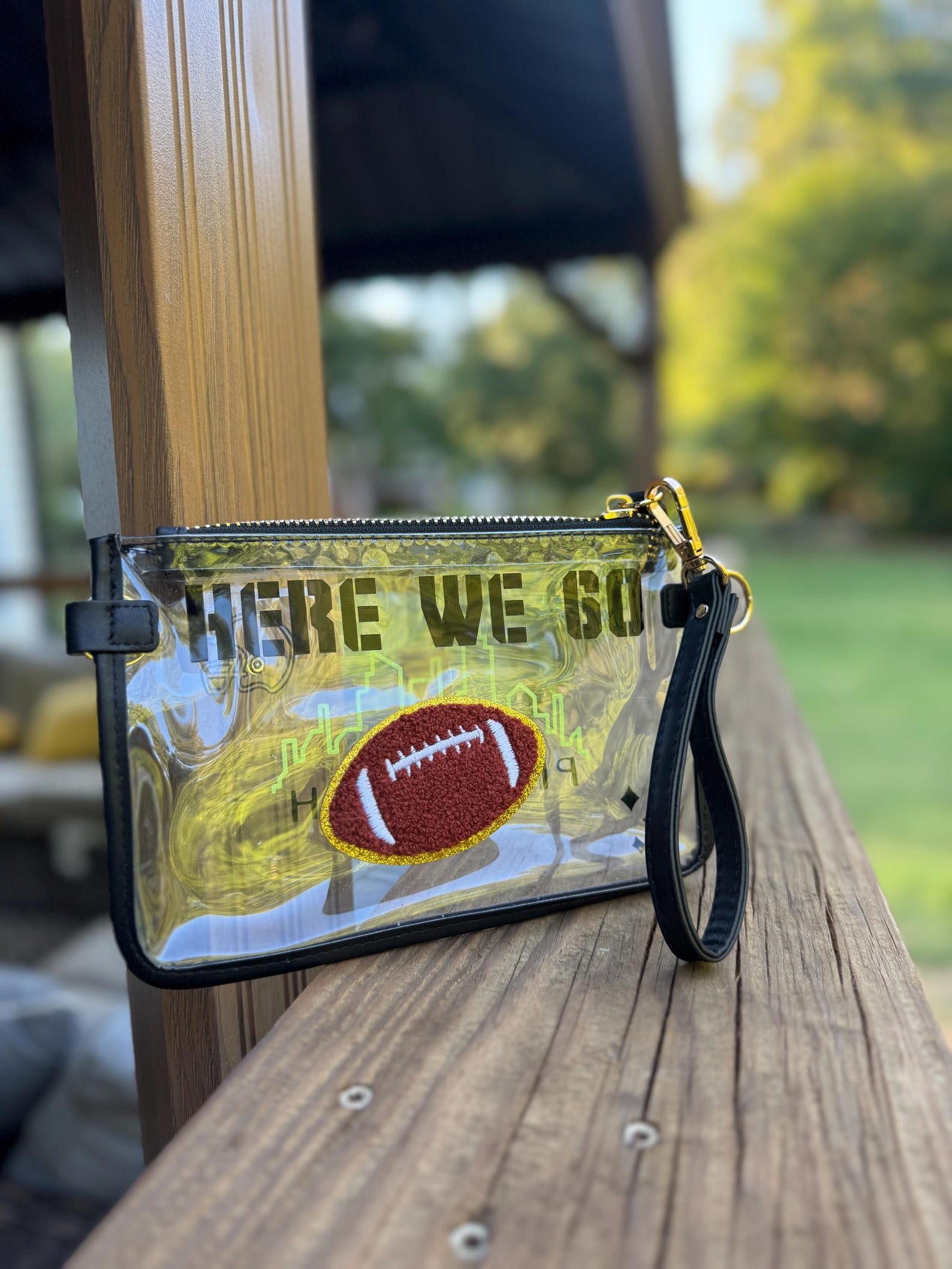 Pittsburgh Steelers Clear Stadium Bag: NFL Crossbody Wristlet - Etsy