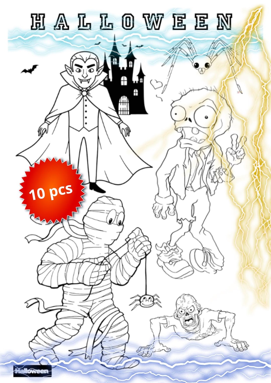 Spook-tacular Halloween Coloring Pages – Just in Time for Trick-or ...