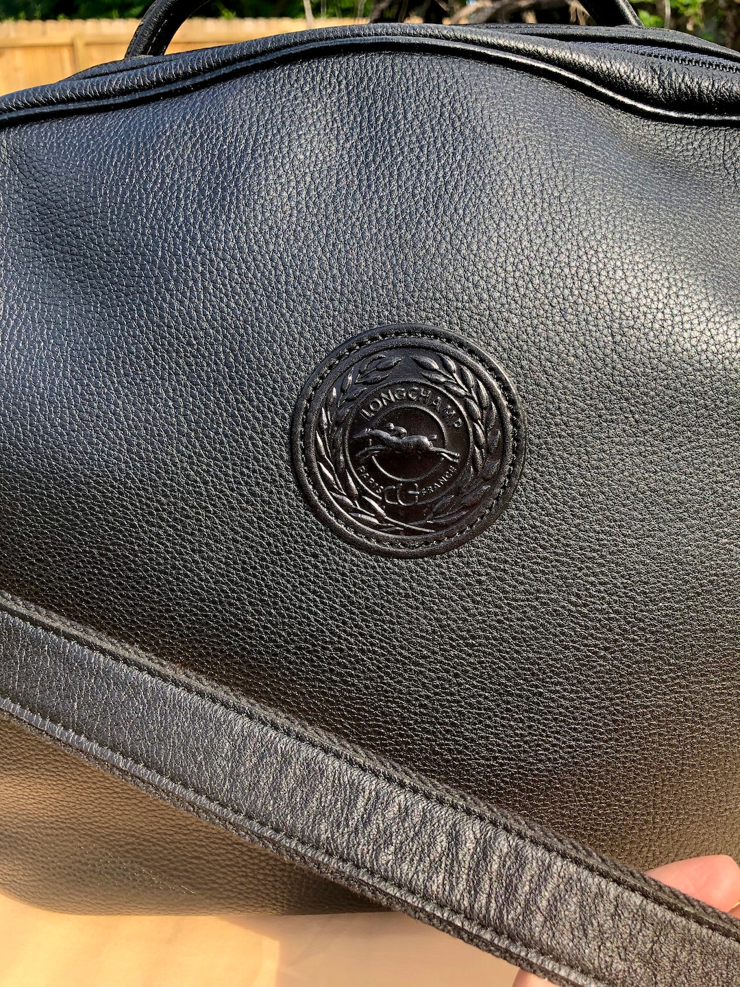 Authentic Longchamp Leather Travel Bag - Etsy