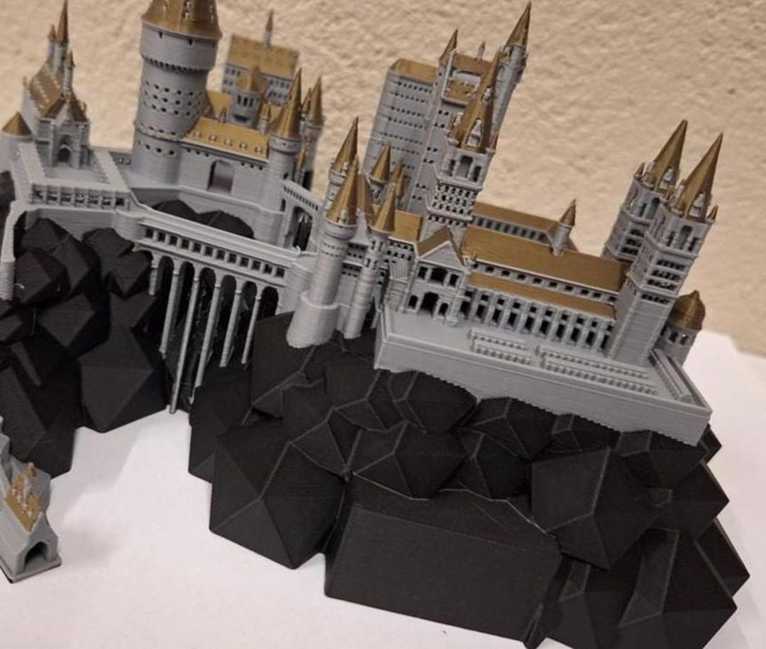 Harry Potter Hogwarts Castle – 3D Print White or Multicolor | Magical ...