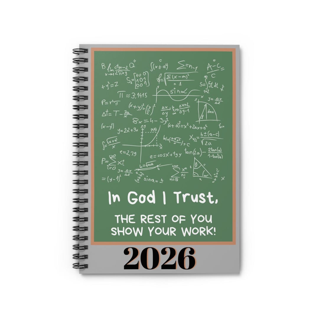 Funny Math Teacher Notebook 2026: STEM Student Journal - Etsy
