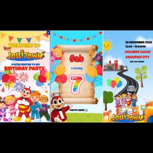 Jollibee Invitation - Etsy