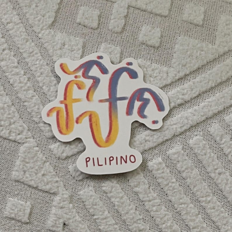 Baybayin Filipino Tagalog Writing Sticker | Pilipino | Pag-ibig 'love ...