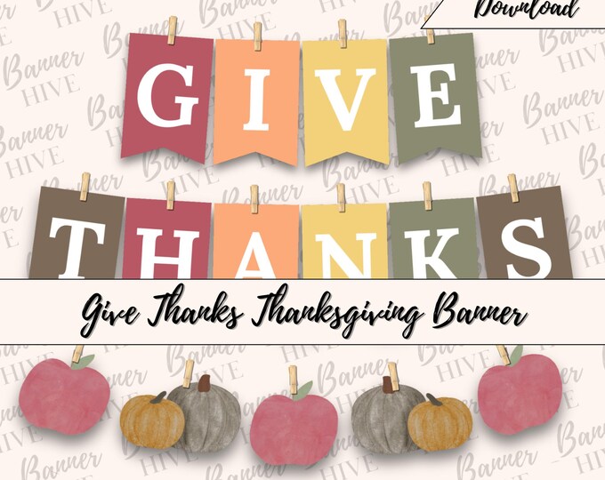 Merry Christmas Banner: Printable Garland Decoration (digital Download ...