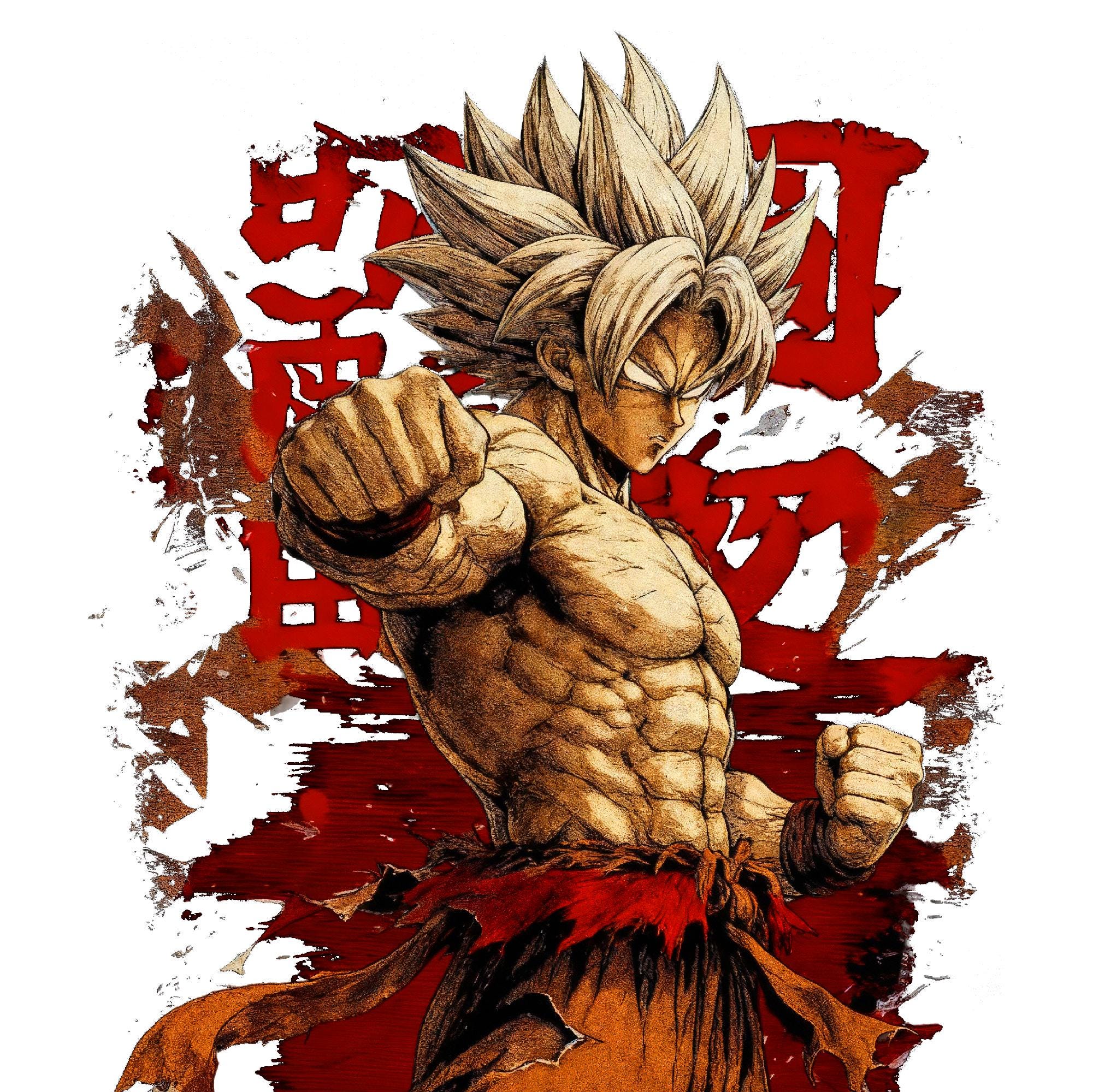 Halftone Anime Fighter PNG, Retro Manga Graphic, Sublimation Design ...