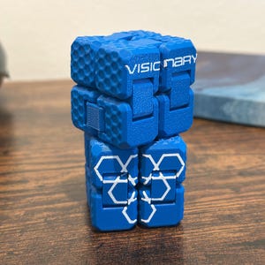 Custom 3D Printed Fidget Cube With Logo – Personalized Stress Relief ...