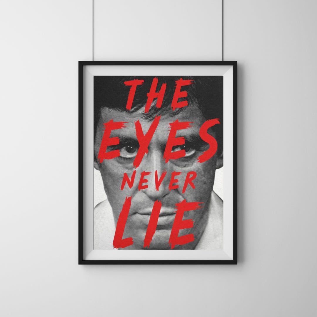 Scarface Poster | Tony Montana Motivational Quote Canvas Print ...