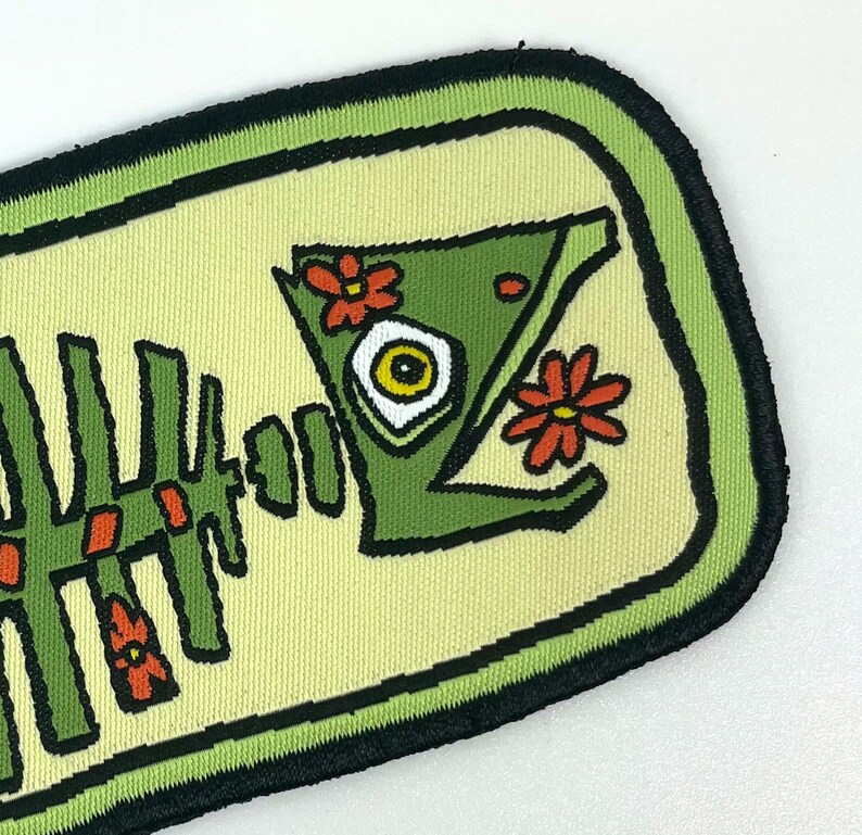 Fish Art Embroidered Patch - Etsy