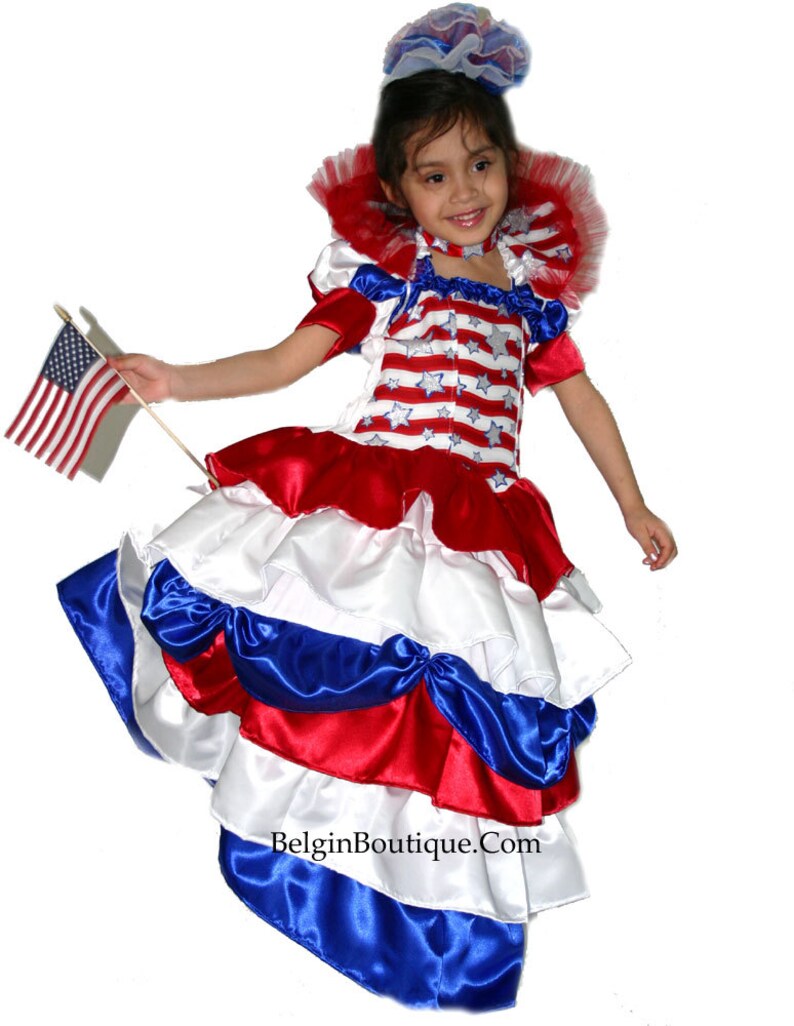 Pageant Ooc Rwb Glitz National Patriotic 4 July America Wear Etsy