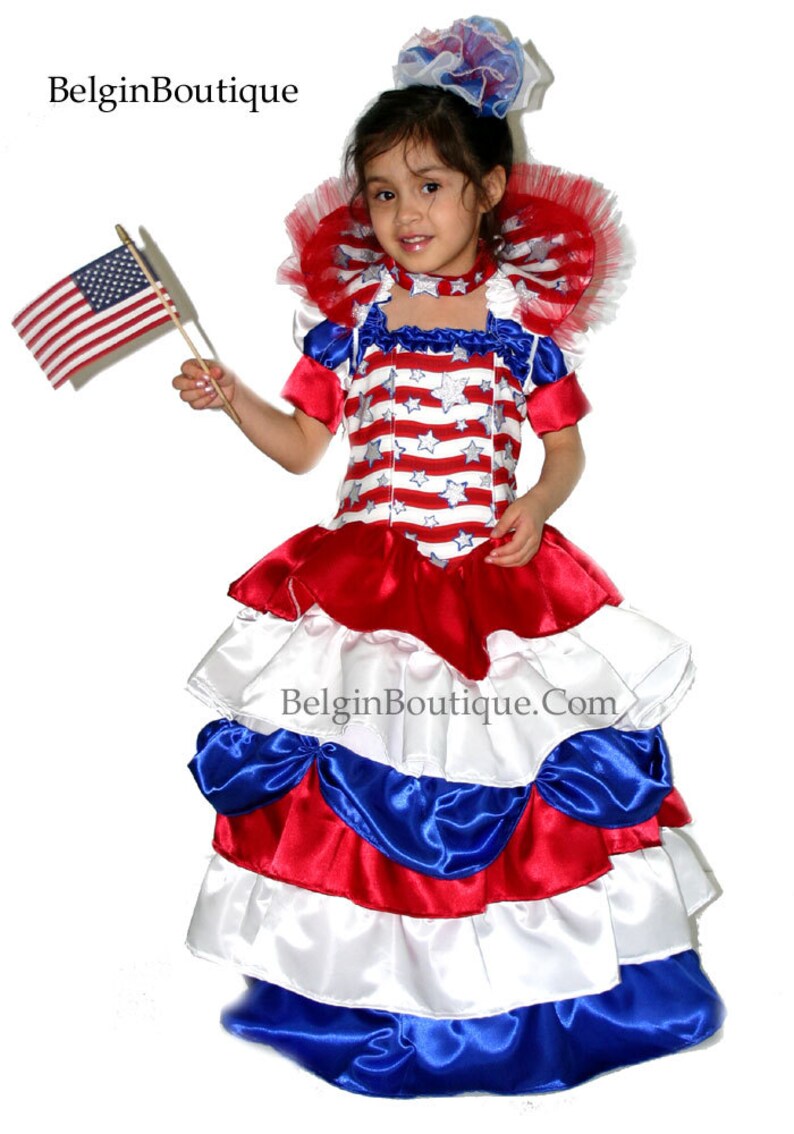 Pageant Ooc Rwb Glitz National Patriotic 4 July America Wear Etsy