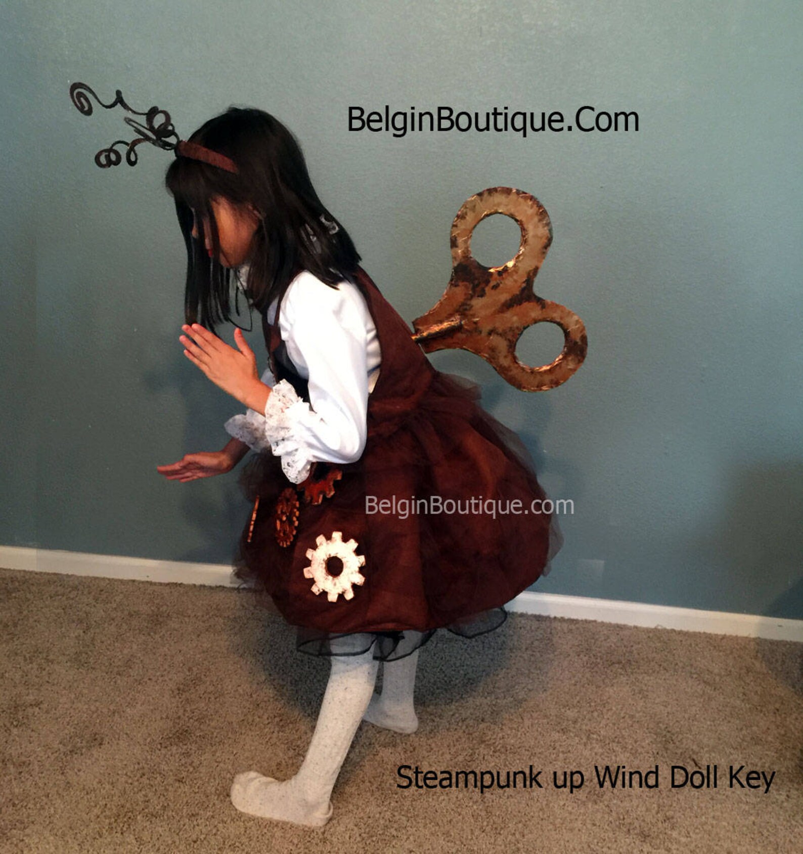 Steampunk Wind Up Doll Costume Windup Key On Her Back Doll Etsy