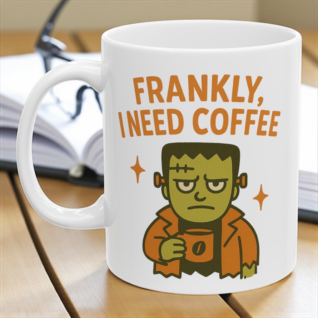 Funny Frankenstein Coffee Mug - Spooky Monster Halloween Gift - Etsy