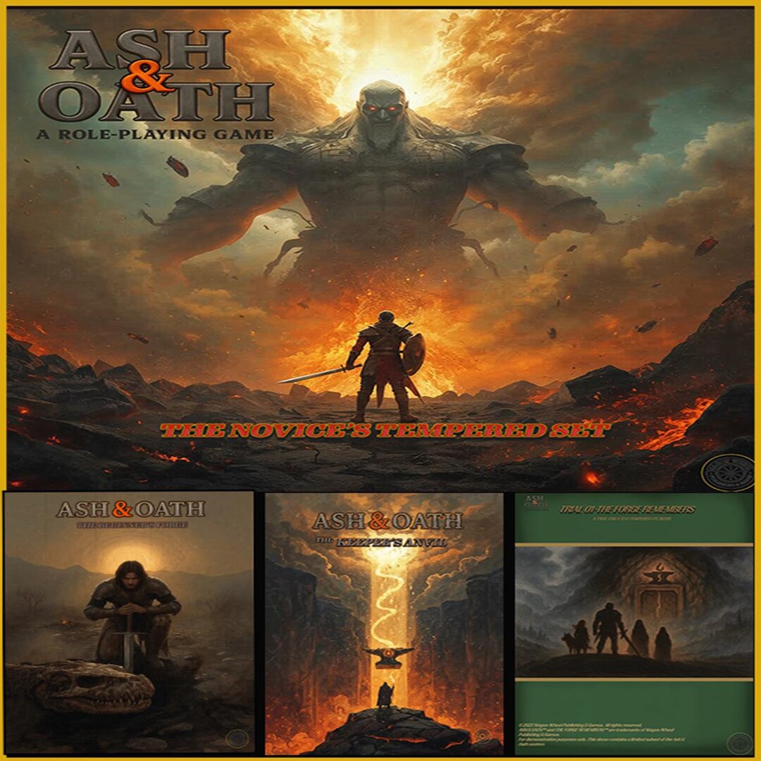 Fantasy RPG Box Set for Beginners | Ash & Oath Role-playing Game ...