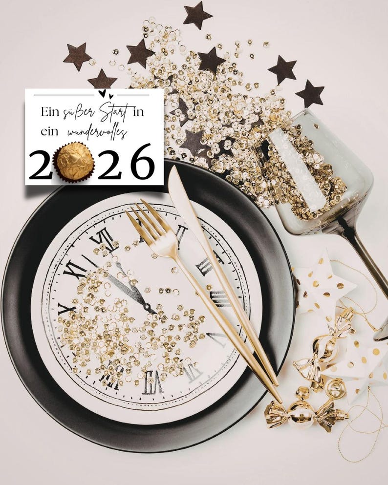 Printable New Year's Eve Party Favor Template, Craft Template for New ...
