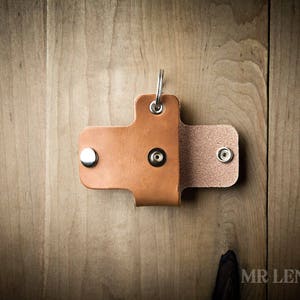 Leather Key Pocket, Leather Key Holder, Key Holder Keychain, Key ...