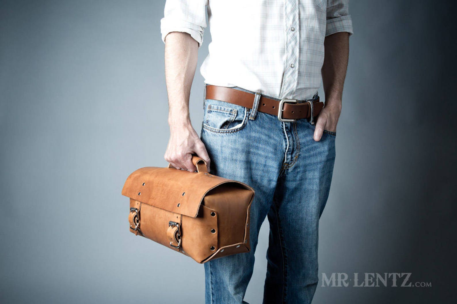 Men's Work Bag Men's Briefcase Leather Work Bag - Etsy España