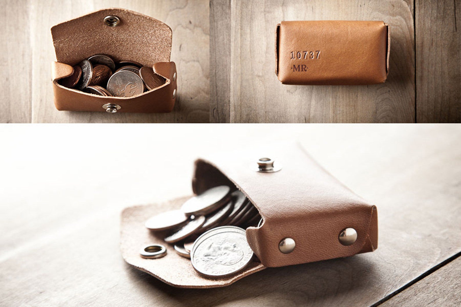 Coin Purse Leather Coin Purse Change Purse Leather Change - Etsy