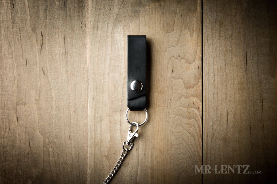 Leather Chain Attachment for Chain Wallets, Leather Chain Strap ...