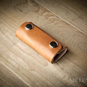 Leather Key Wrap, Key Cover, Leather Keychain, Key Holder, Key Pocket 096 - Etsy