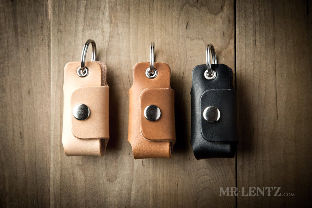 Leather Key Pocket, Leather Key Holder, Key Holder Keychain, Key ...