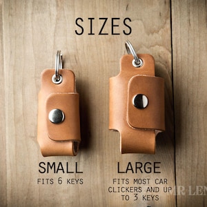 Leather Key Pocket, Leather Key Holder, Key Holder Keychain, Key ...