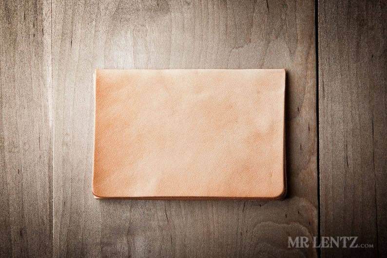 Leather Card Wallet simple card wallet men's wallet | Etsy