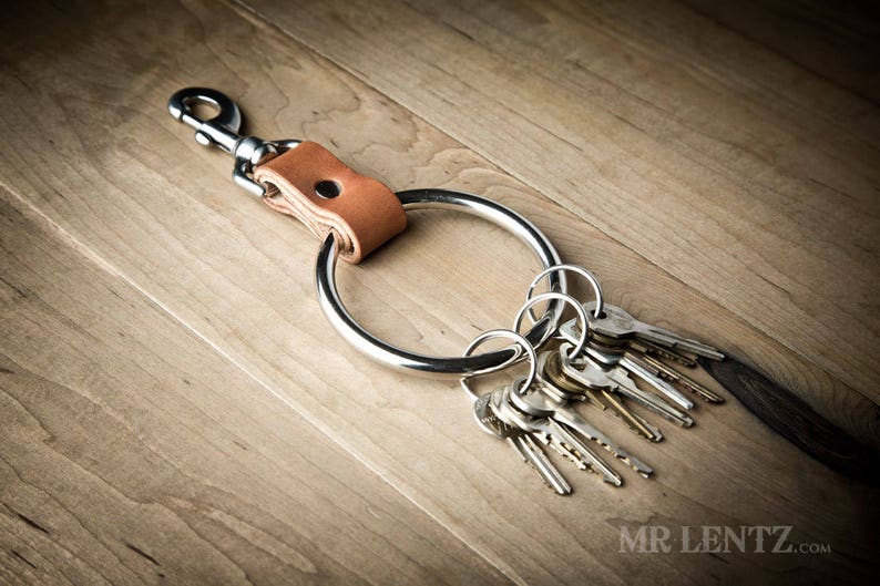 Jailors Key Ring Jailors keychain large leather keychain | Etsy