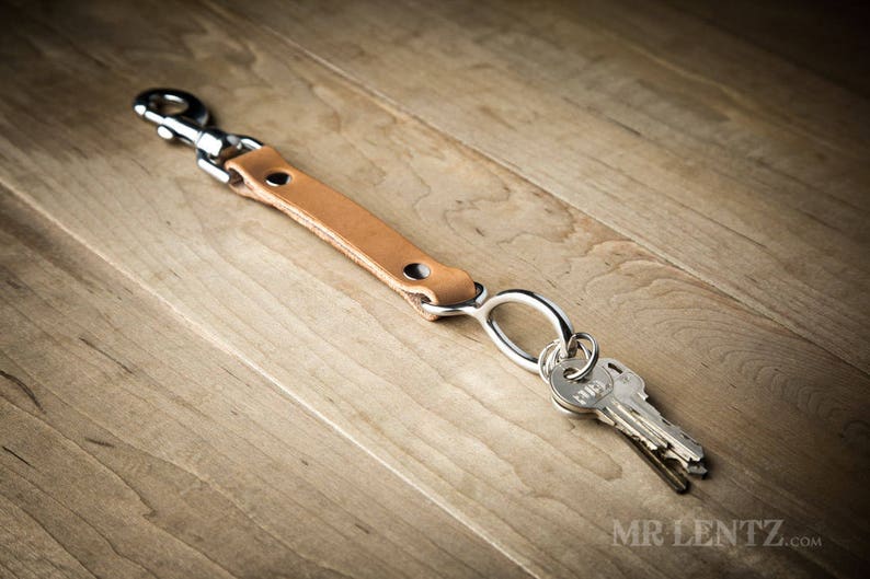 Custom Keychain Personalized Leather Keychain clip leather | Etsy