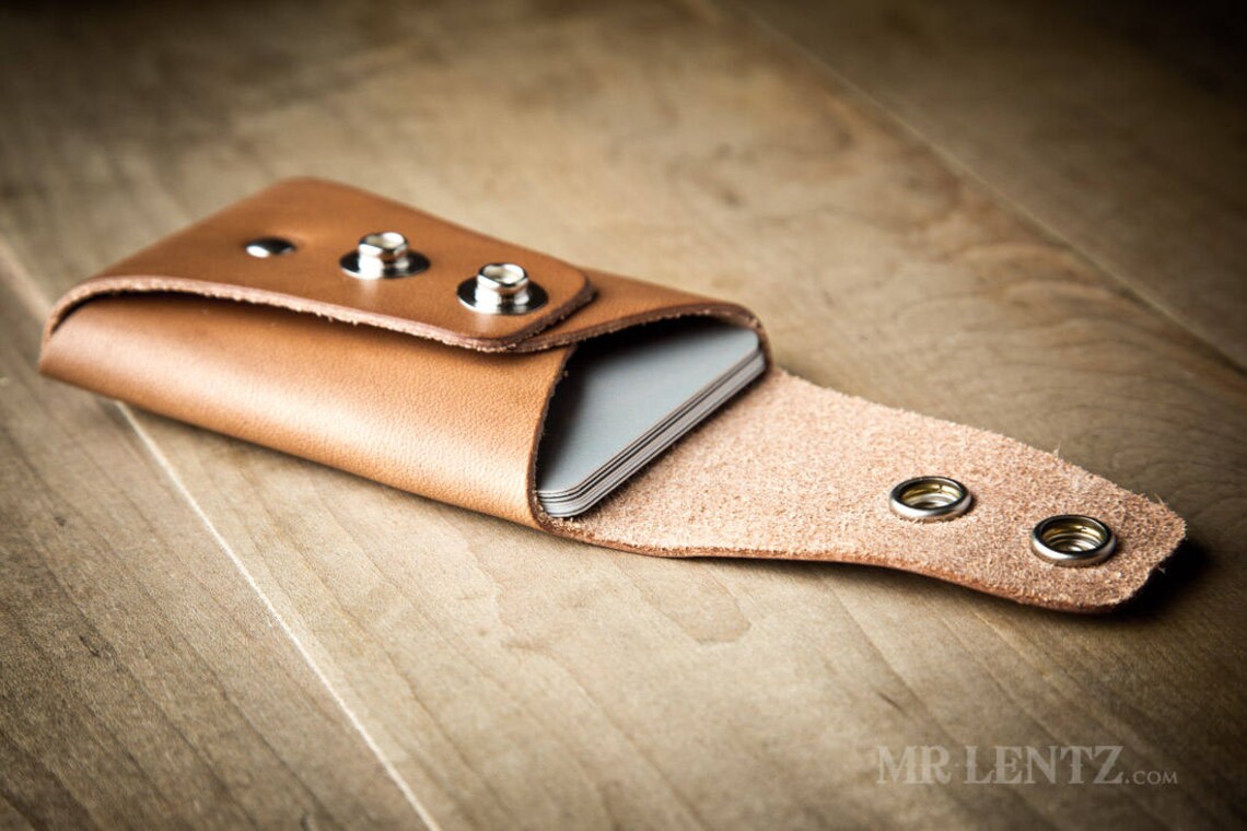 Leather Card Wallet, Credit Card Wallet, Snap Wallet, Card Wallet, Card ...