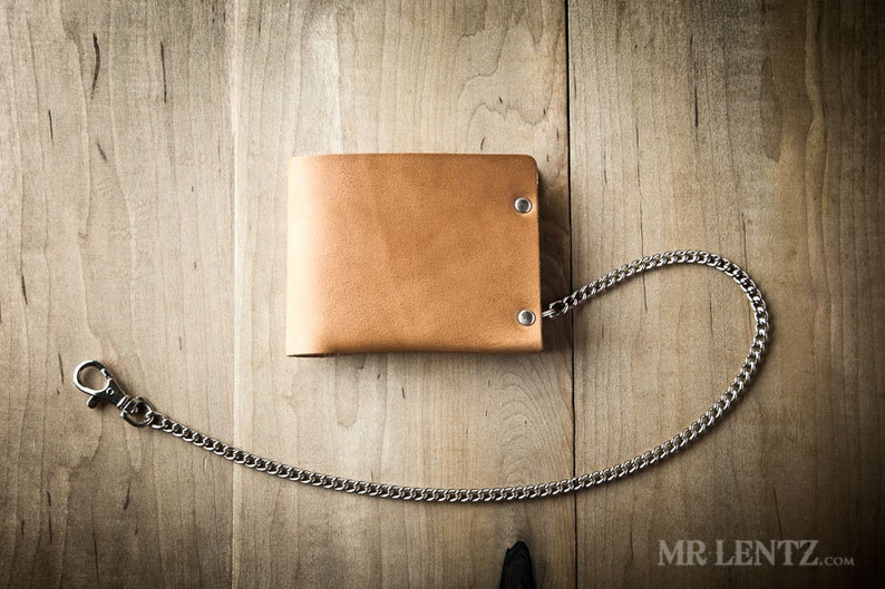Leather Coin Wallet with Chain Coin Wallet Change - Etsy France