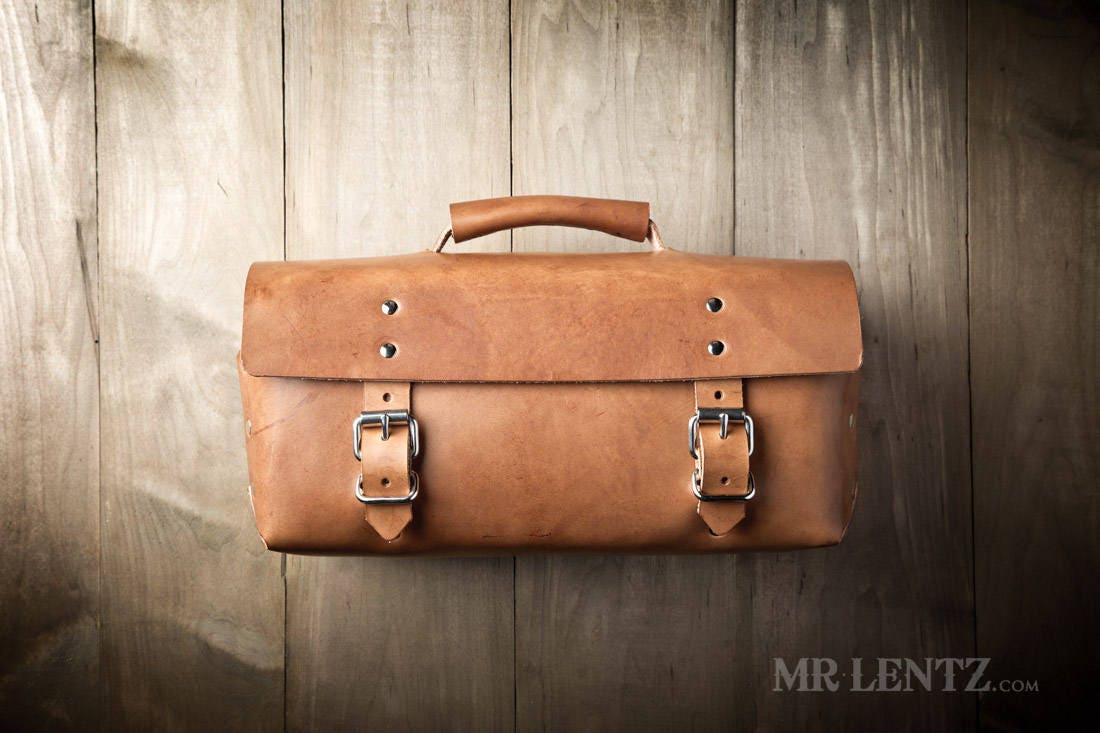 Men's Work Bag Men's Briefcase Leather Work Bag - Etsy España